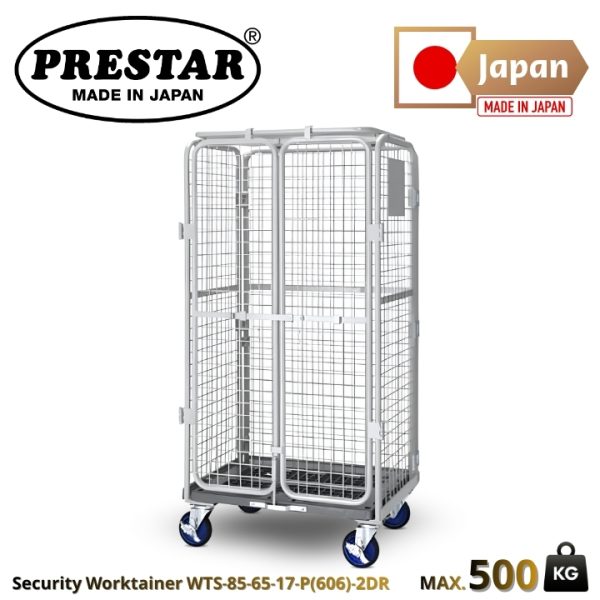 รถเข็นกรงเหล็ก Security Worktainer PRESTAR (รุ่นขนาดมาตรฐาน) - Castor ...
